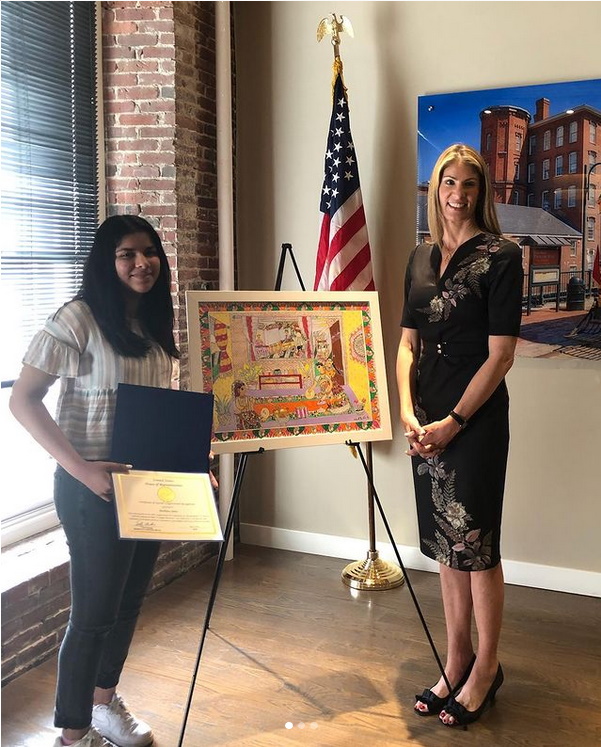 Rep. Trahan Honors Young Artist - Massachusetts Cultural Council